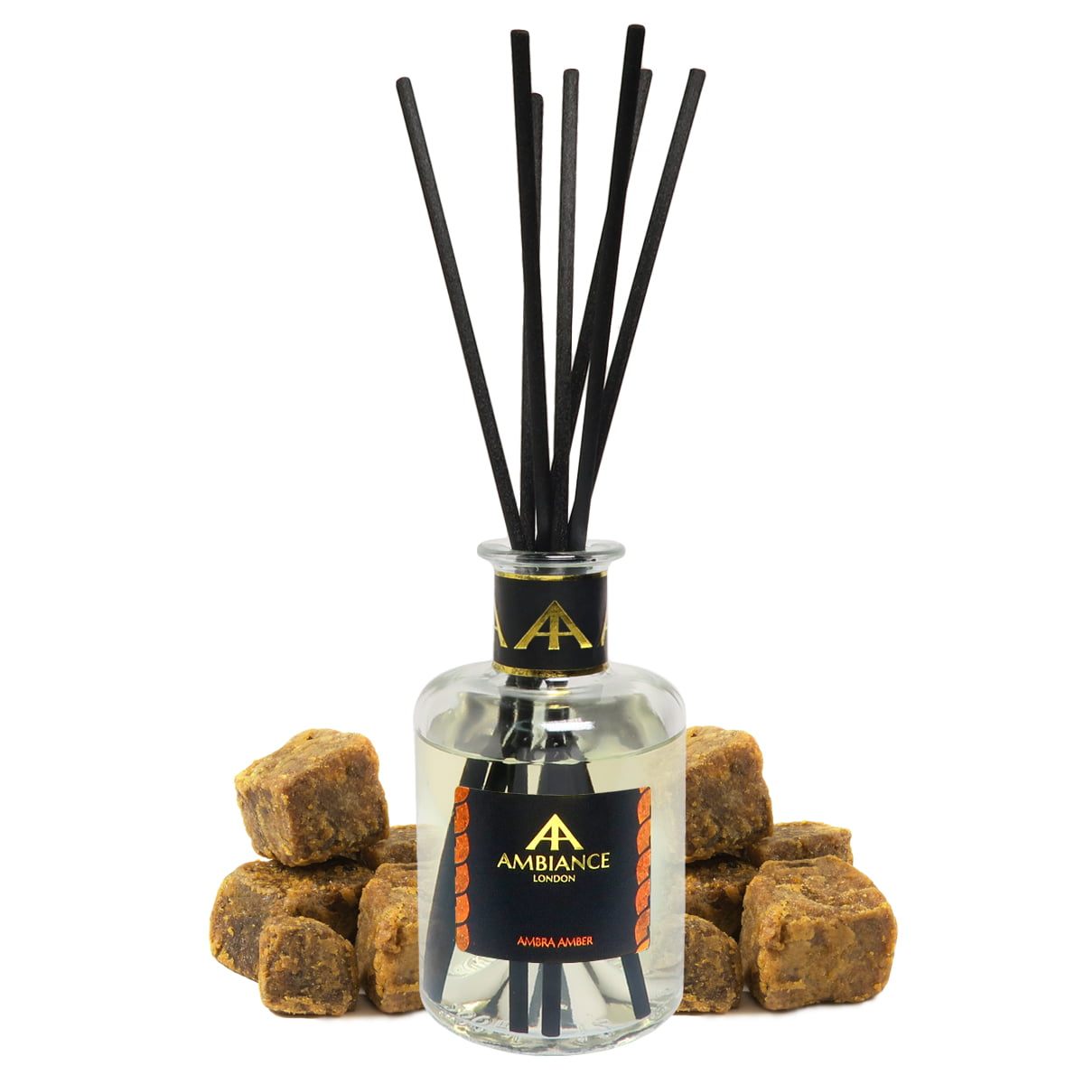 Ambra Amber Luxury Scented Reed Diffuser | Luxury Room Diffuser